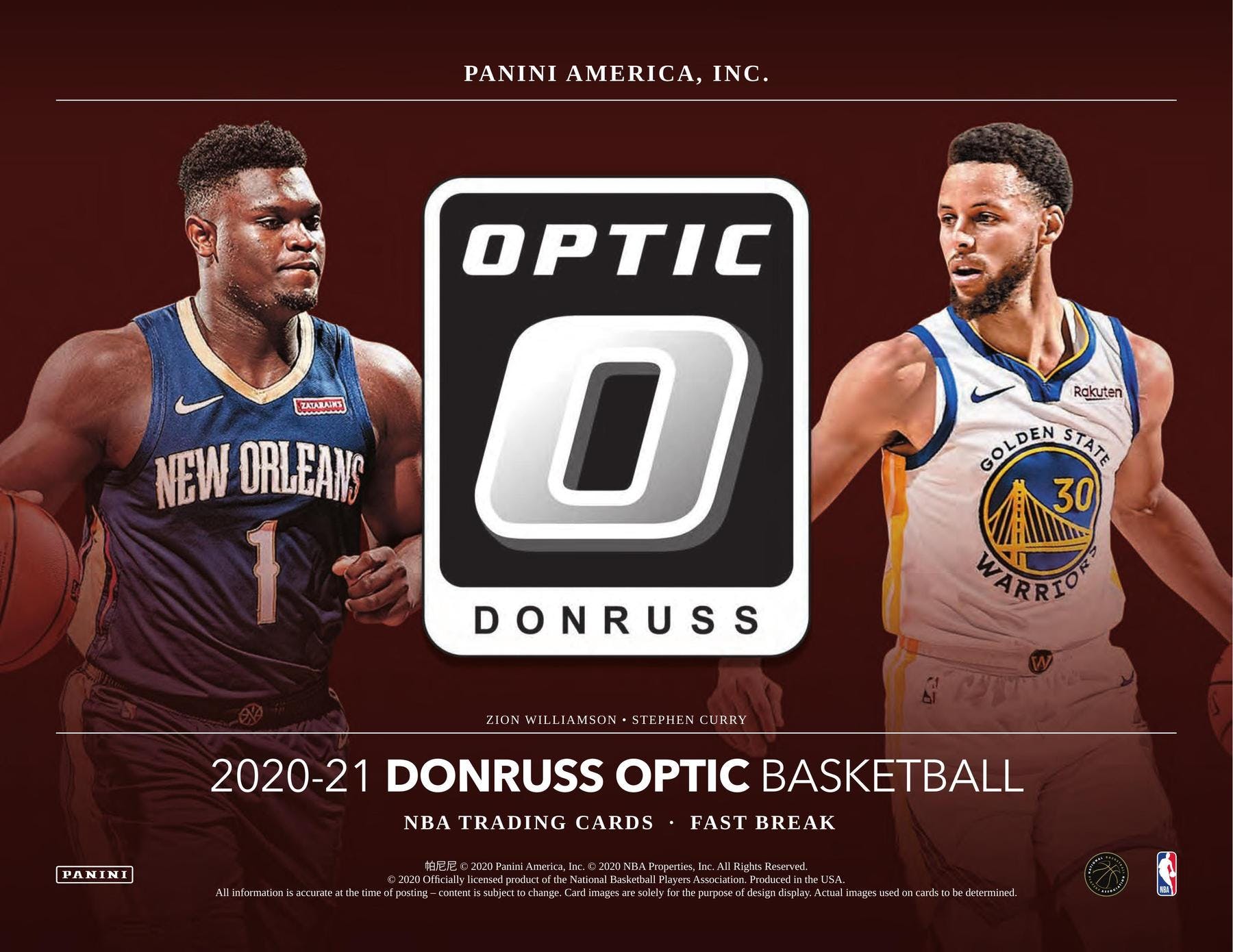 RELEASE DAY STEAL : 2020-21 Optic Fast Break Basketball 1/2 Case TIERED ...