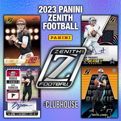 HYBRID SERIAL # CLOSER : 2023 Panini Zenith Football 1/2 Case PICK YOUR ...