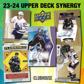 HYBRID SERIAL # CLOSER : 2023-24 Upper Deck Synergy Hockey Case PICK ...