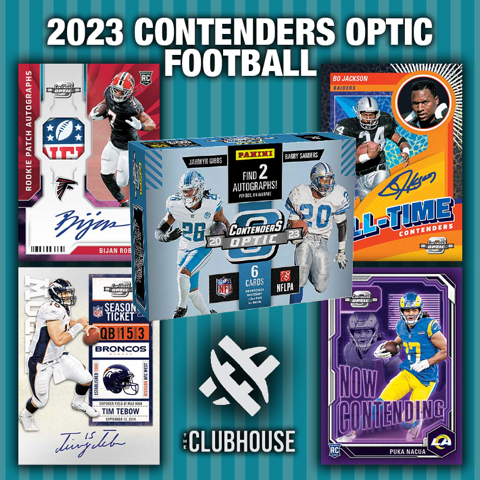 NEW RELEASE : 2023 Panini Contenders Optic Football PICK YOUR TEAM ...