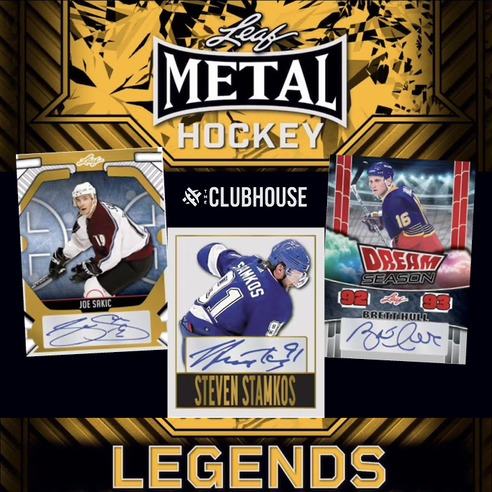 THE ONE & ONLY : 2025 Leaf Metal Legends Hockey Case RANDOM HIT Group ...