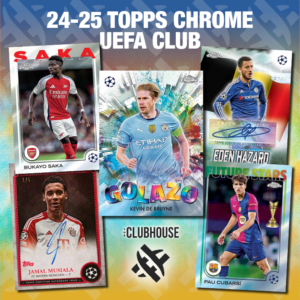 SOCCER IS HOT : 2024-25 Topps Chrome UEFA Soccer DELIGHT 1/2 Case ...