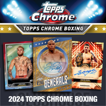 NASTY BONUS BREAK : 2024 Topps Chrome Boxing Hobby Box SERIAL NUMBER ...